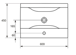 BYKO - Handlaug í borð 60x45cm